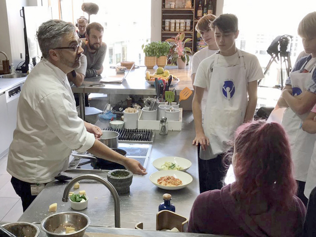 Carluccio’s chefs teach pasta-making at Loyle Carner’s summer cooking ...